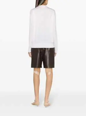 LISA YANG Buttoned V-neck Cardigan - White