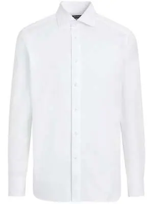 Zegna Tailored-cut Slim Shirt - White
