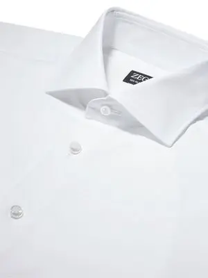 Zegna Tailored-cut Slim Shirt - White
