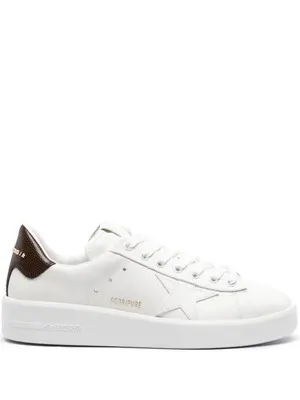 GOLDEN GOOSE Purestar Leather Sneakers - White