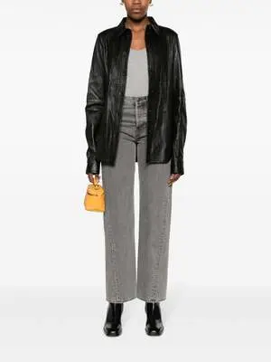 TOTEME Twisted Seam Denim Jeans - Grey