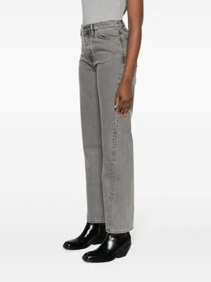 TOTEME Twisted Seam Denim Jeans - Grey