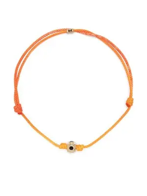 Luis Morais 14kt Yellow Smoky Quartz Cord Bracelet - Gold