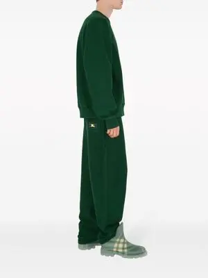 Burberry Ekd Logo-patch Cotton Track Pants