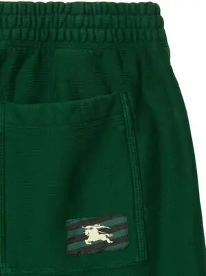 Burberry Ekd Logo-patch Cotton Track Pants