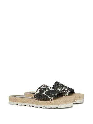 Stella McCartney Gaia Moth Espadrille Slides - Neutrals