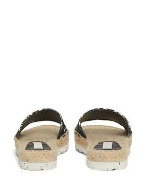 Stella McCartney Gaia Moth Espadrille Slides - Neutrals