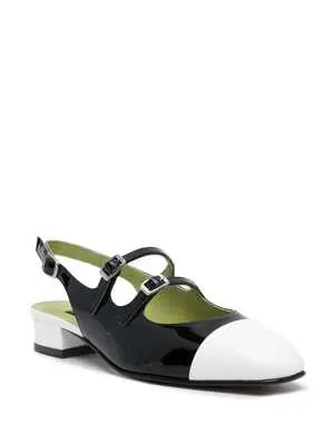 CAREL Abricot 30mm Leather Pumps