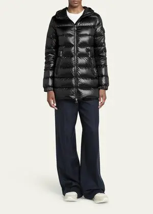Moncler Glements Hooded Puffer Parka Jacket