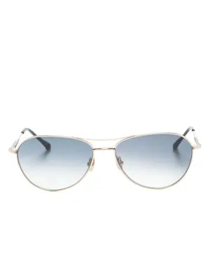 Matsuda Pilot-frame Sunglasses - Gold
