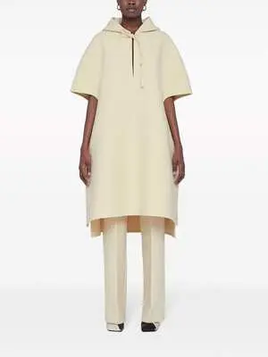 JIL SANDER Short-sleeve Hooded Cape