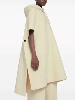 JIL SANDER Short-sleeve Hooded Cape