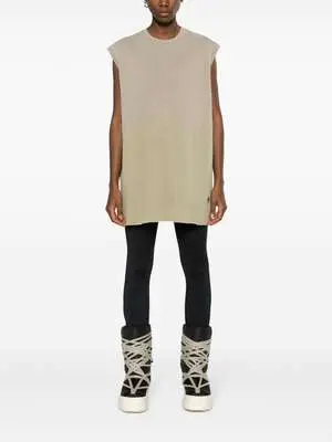 MONCLER + RICK OWENS Ombré-effect Jersey Tank Top
