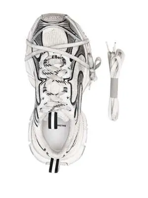 Balenciaga 3xl Mesh-panel Sneakers - Grey