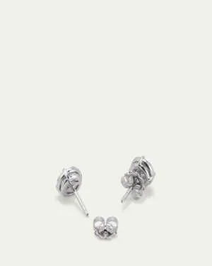 NAM CHO 18k White Gold Diamond Stud Earrings