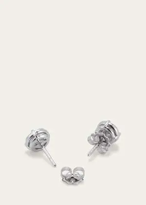 NAM CHO 18k White Gold Diamond Stud Earrings