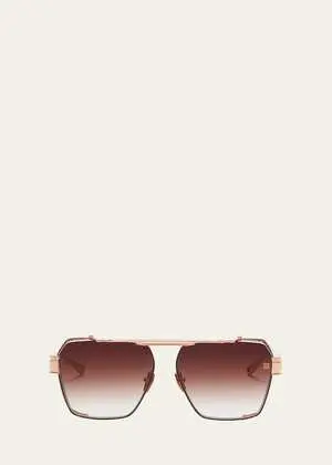 Balmain Balmain Premier Titanium Aviator Sunglasses Rse
