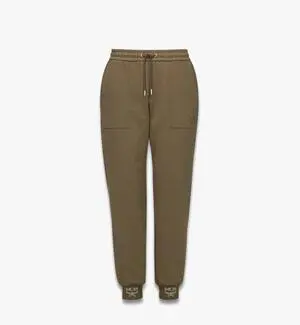 Mcm Essential Logo Ponte Track Pants - Khaki