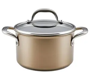 ANOLON Ascend Nonstick 4-qt Covered Saucepot - One-color