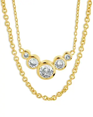 Sterling Forever Eileen Layered Necklace - Gold