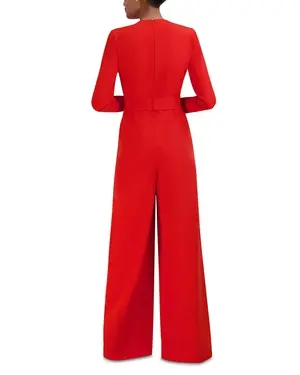 Bcbgmaxazria Long Sleeve Wide Leg Jumpsuit