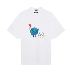 Balenciaga Graphic Print Oversized T-shirt