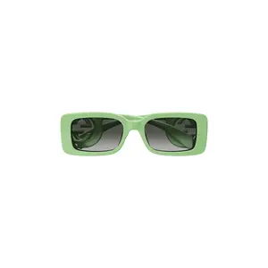 Gucci Gucci Rectangular Frame Sunglasses Green