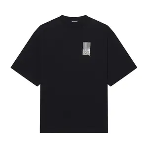 Balenciaga Barcode Wide Fit T-shirt - Black