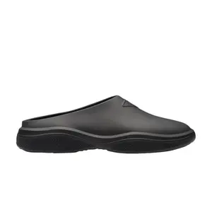 Prada Foam Rubber Mules - Black