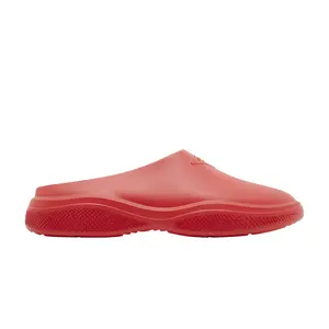 Prada Foam Rubber Mules - Red