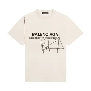 Balenciaga X Rupaul Small Fit Tee 'chalky /washed Black - White