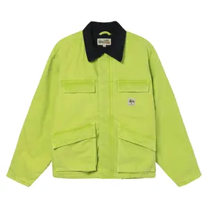 StÜssy Washed Canvas Shop Jacket - Green