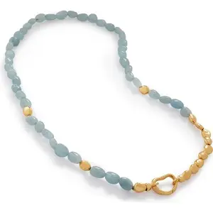 Monica Vinader Rio Beaded Necklace - Yellow Gold