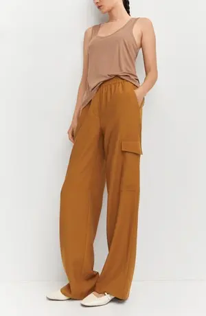 Mango Flowy Cargo Pants