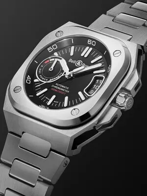 BELL & ROSS Br-x5 Automatic Chronometer 41mm Steel Watch - Black