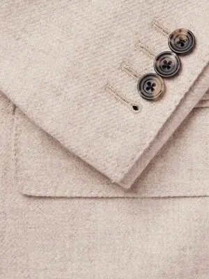Thom Sweeney Unstructured Double-breasted Cashmere Blazer