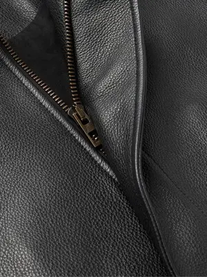 Loewe Textured-leather Bomber Jacket