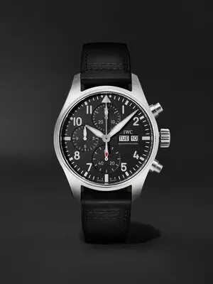 IWC SCHAFFHAUSEN Pilot's Automatic Chronograph 41mm Watch - Black