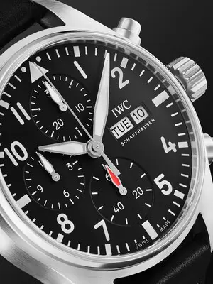 IWC SCHAFFHAUSEN Pilot's Automatic Chronograph Stainless Steel Watch, Ref. Iw388111