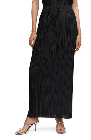 Mango Pleated Long Skirt