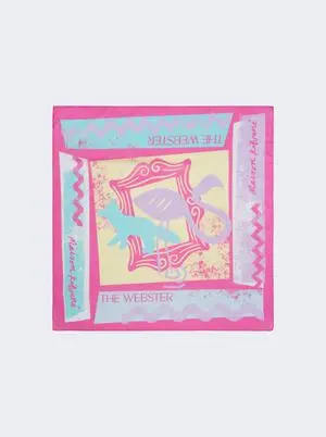 Maison Kitsuné X The Webster Bandana - Flamingo Pink