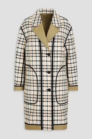 3.1 Phillip Lim Reversible Checked Cotton-blend Coat