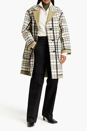 3.1 Phillip Lim Reversible Checked Cotton-blend Coat