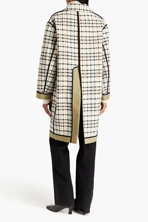 3.1 Phillip Lim Reversible Checked Cotton-blend Coat