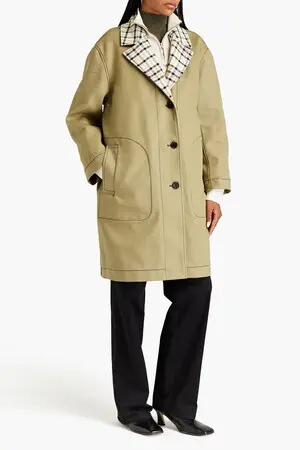 3.1 Phillip Lim Reversible Checked Cotton-blend Coat