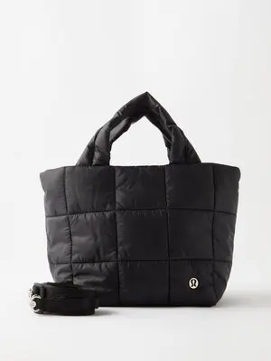 Lululemon Lululemon - Quilted Grid Ripstop Cross-body Bag - Womens - Black - ONE SIZE - Black