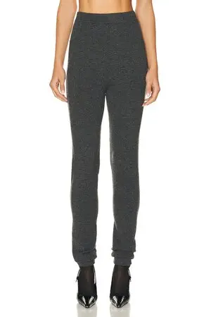 Saint Laurent Legging In Grey