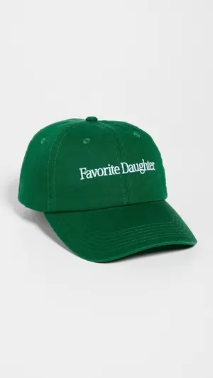 FAVORITE DAUGHTER Classic Logo Cap - Green