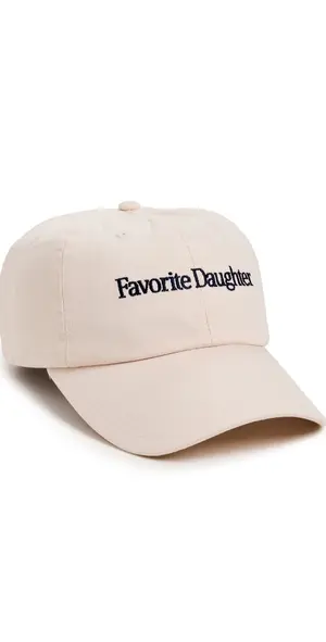FAVORITE DAUGHTER Favorite Daughter Classic Logo Cap Khaki