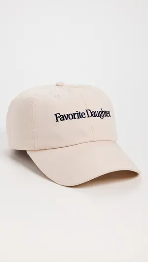 FAVORITE DAUGHTER Classic Logo Cap - Khaki